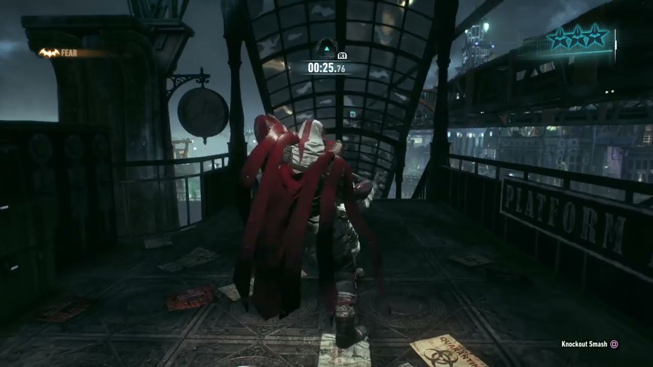 BATMAN: ARKHAM KNIGHT revive and shine stealth map as Azrael - YouTube