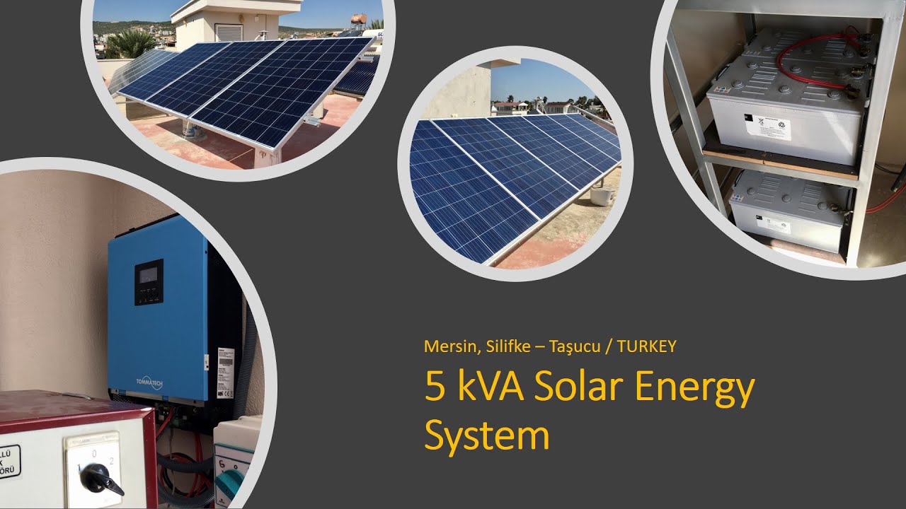 5 kVA Solar Energy System - YouTube
