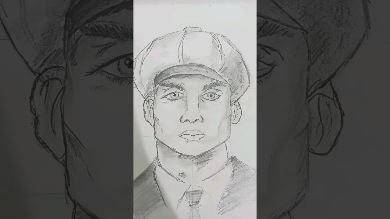 Thomas Shelby drawing #peakyblinder sigam 😎 #viral #drawing #sigma # ...
