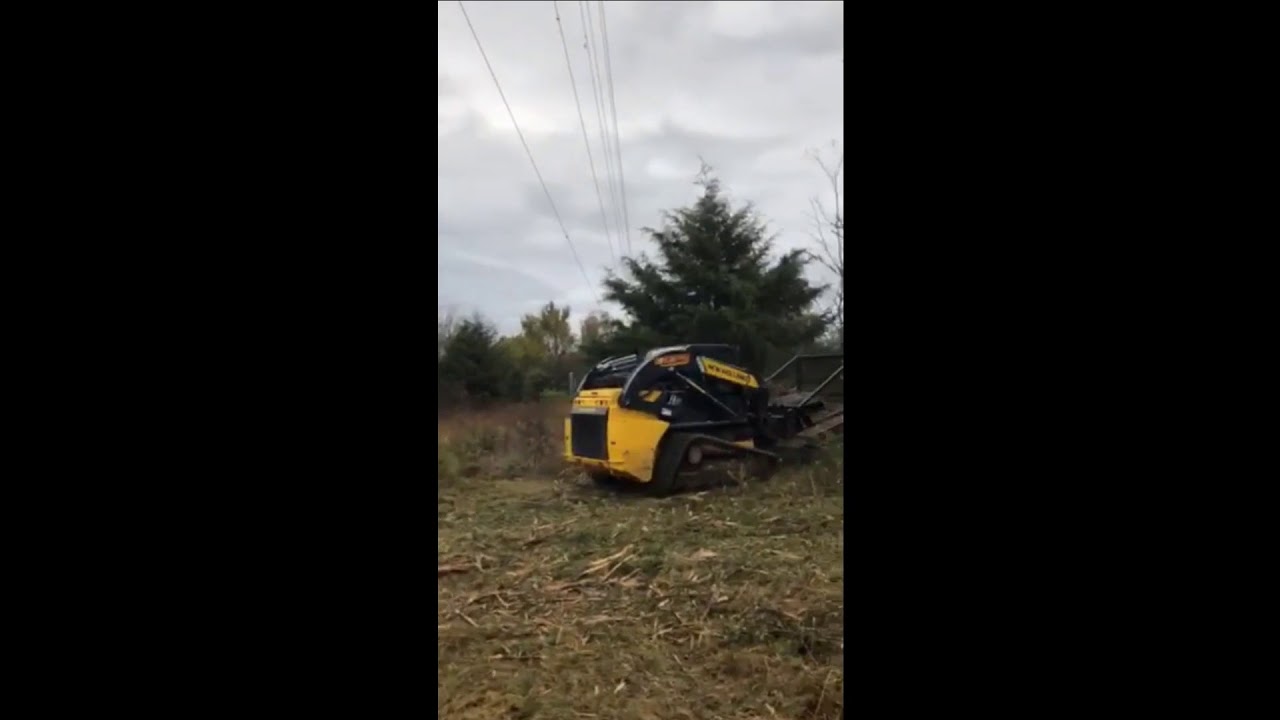Rocking G Brush Hogging, Clearing Land and Removing Trees - YouTube