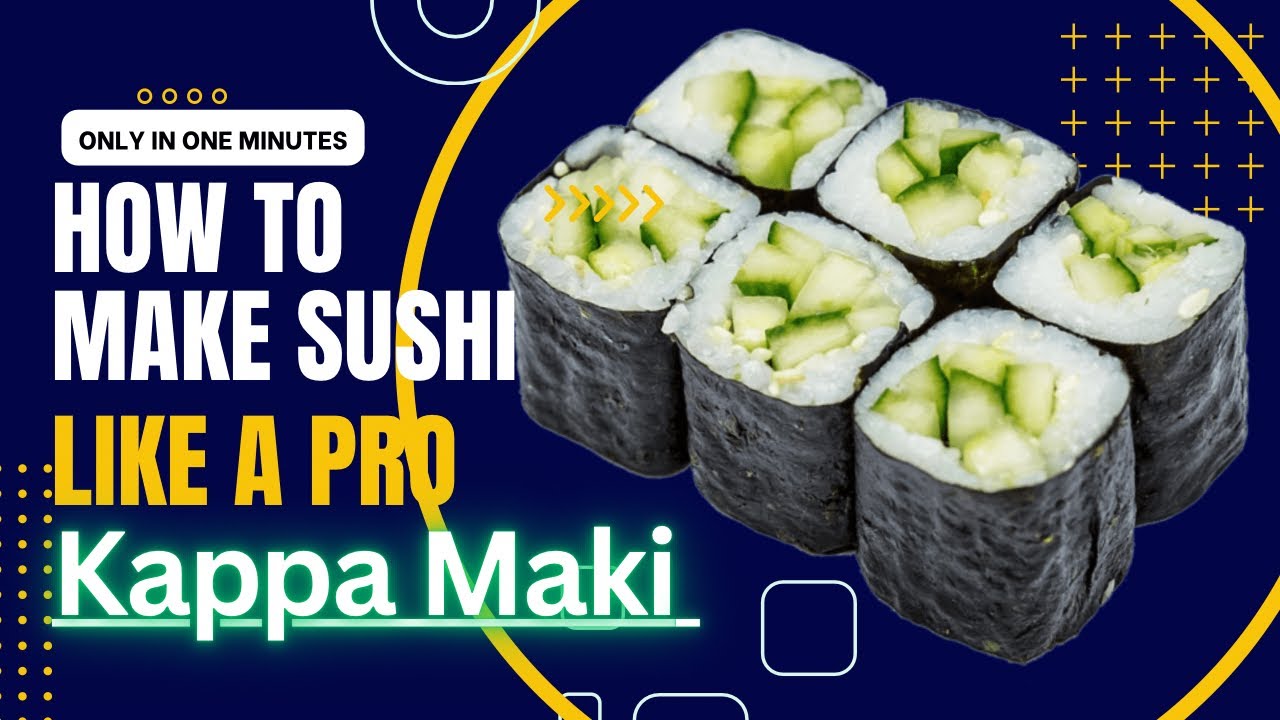 Kappa maki !! How to make kappa maki with cucumber !! Chef atma ! # ...