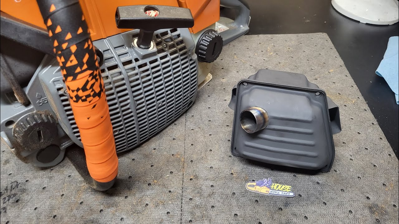 Ported Holzfforma G660 gets a @Houseworksaws muffler!!! - YouTube