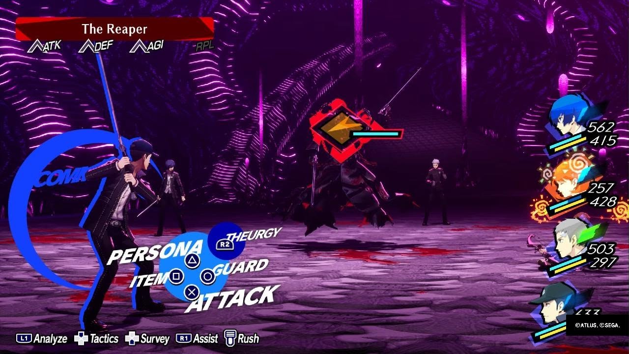 Persona 3 Reload Reaper fight - YouTube