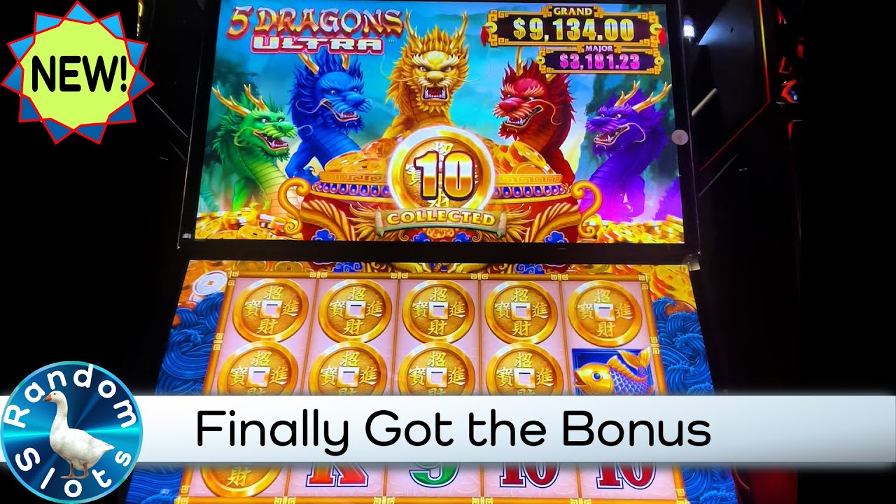 New⭐️5 Dragons Ultra Slot Machine Bonus - YouTube
