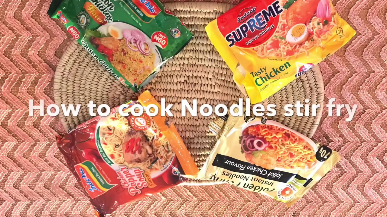 How to Stir-Fry Indomie Noodles Naija Style | Noodles Quick Recipe ...