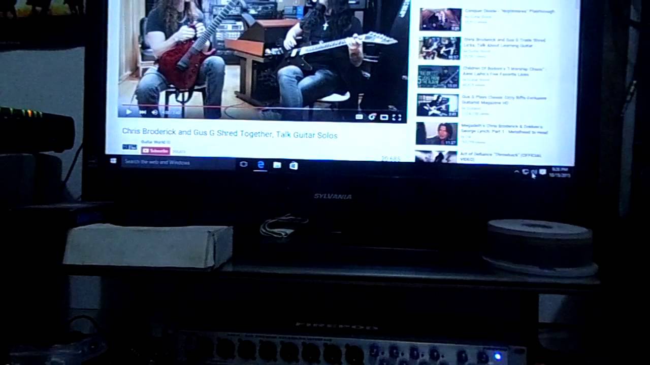 Presonus FP10 on Windows PRO 10 - YouTube