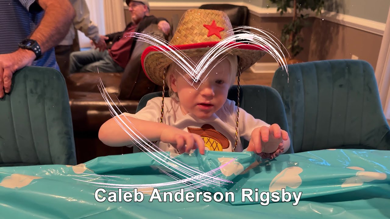 Caleb Anderson Rigsby's 2nd Birthday Party - YouTube