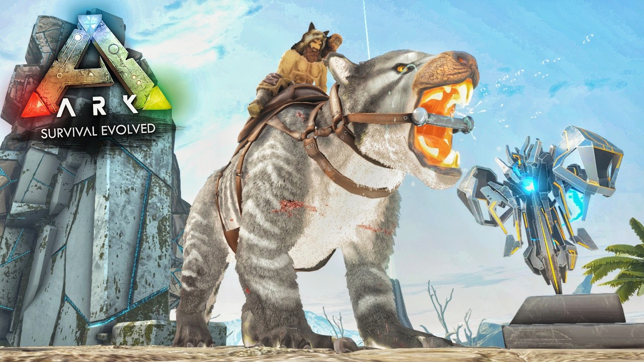 Artifact Hunt Begins 🔥 First Cave Run with My Thylacoleo 🔥 Ark Survival ...