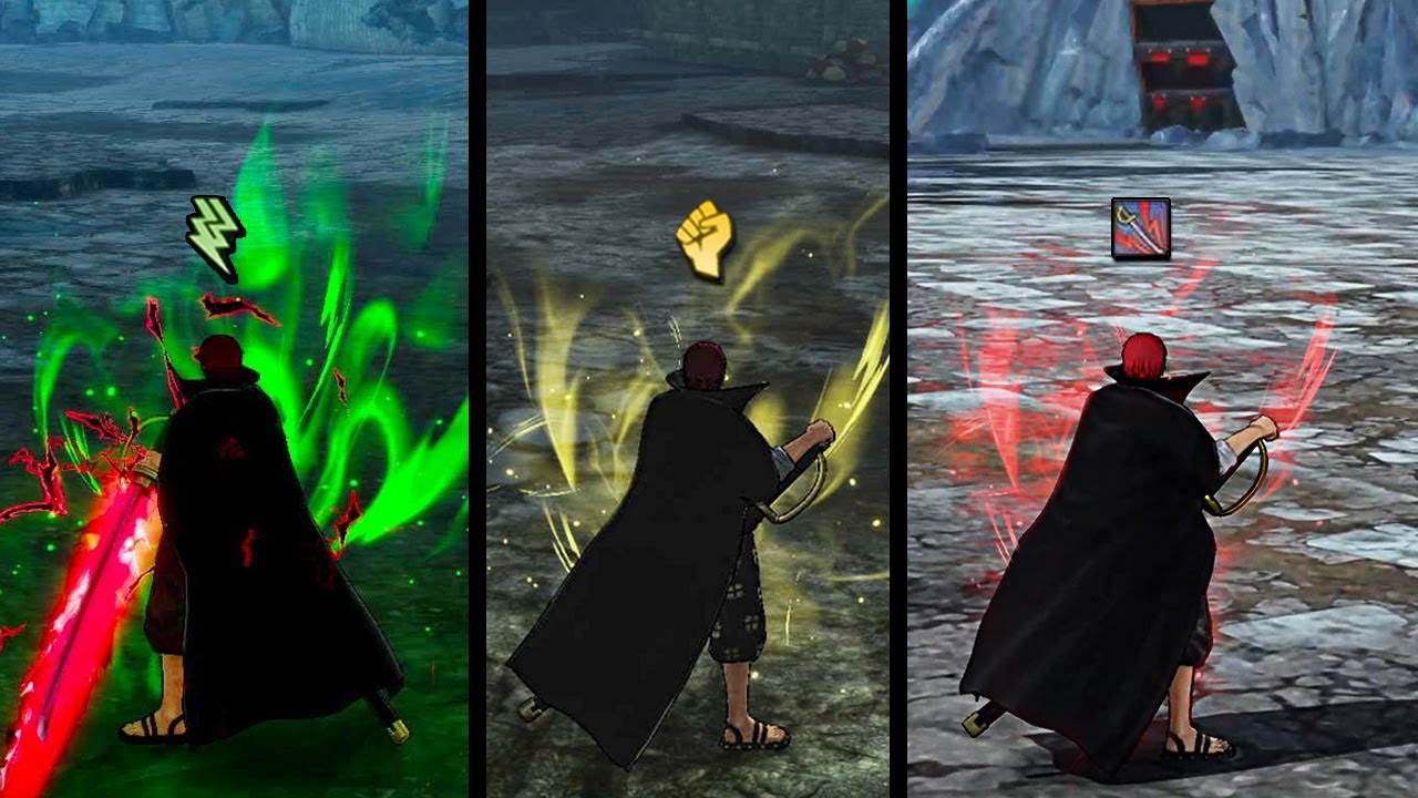 One Piece Pirate Warriors 4 - Comparing All New Shanks Ultimate's ...