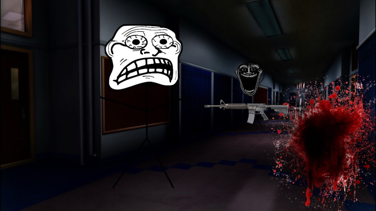 Trollage episode 2 the school insdent (warning this could scare little ...