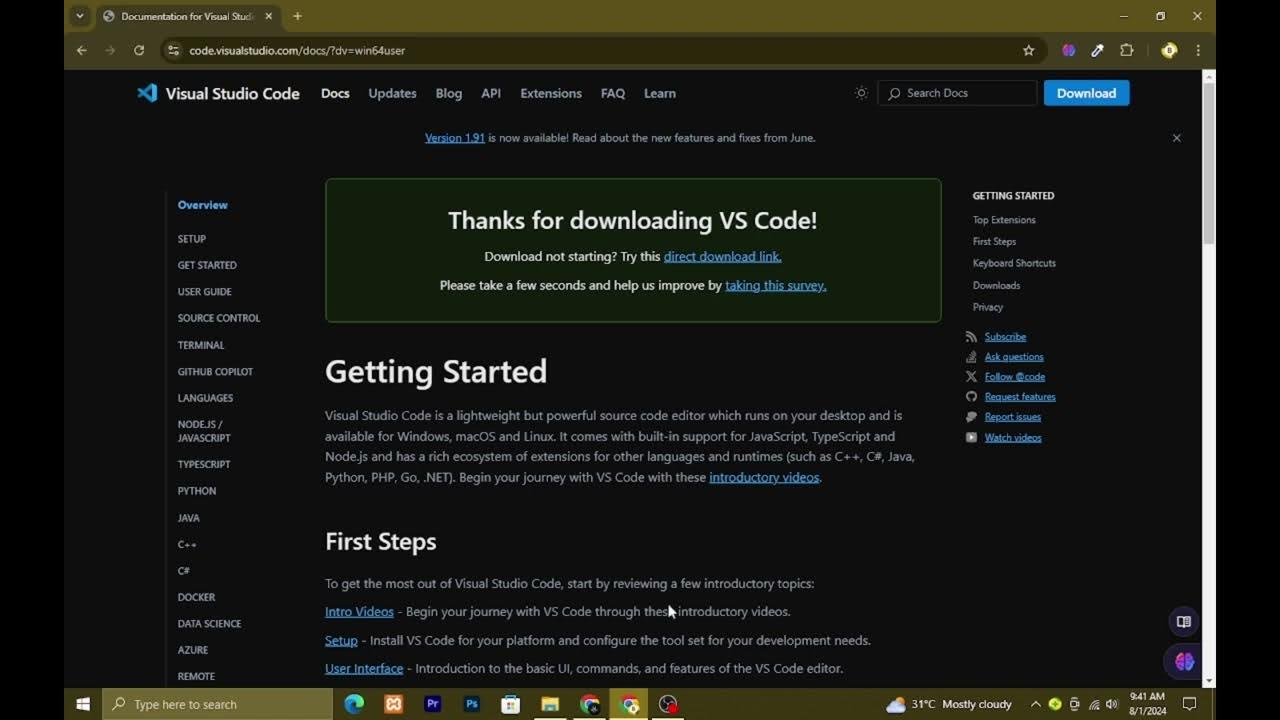 How to Download and Install Visual Studio Code | Step-by-Step Guide | Download VS Code - YouTube