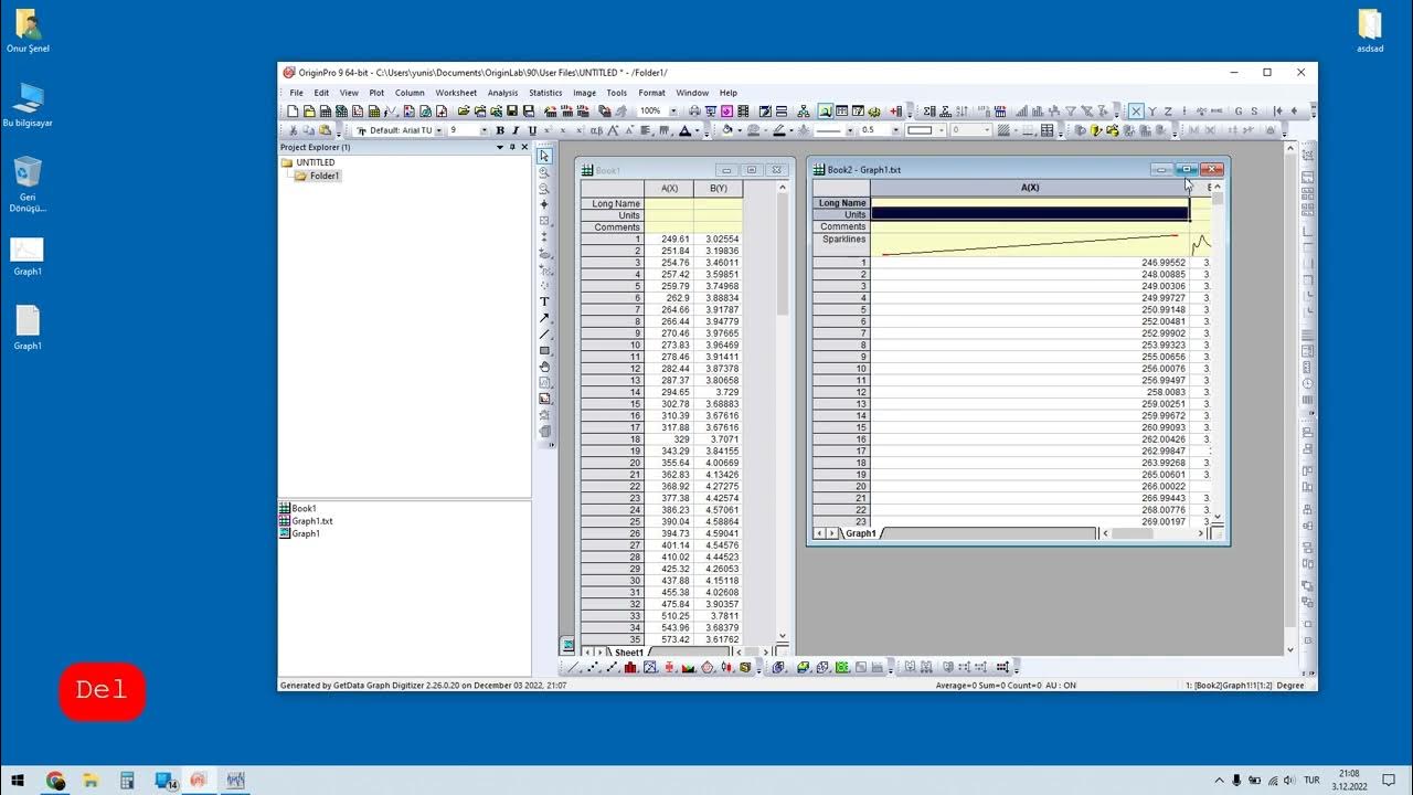 getdata ile resimden data almak digitize area işlemi - YouTube