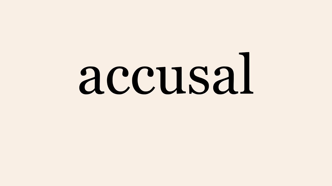 accusal - YouTube