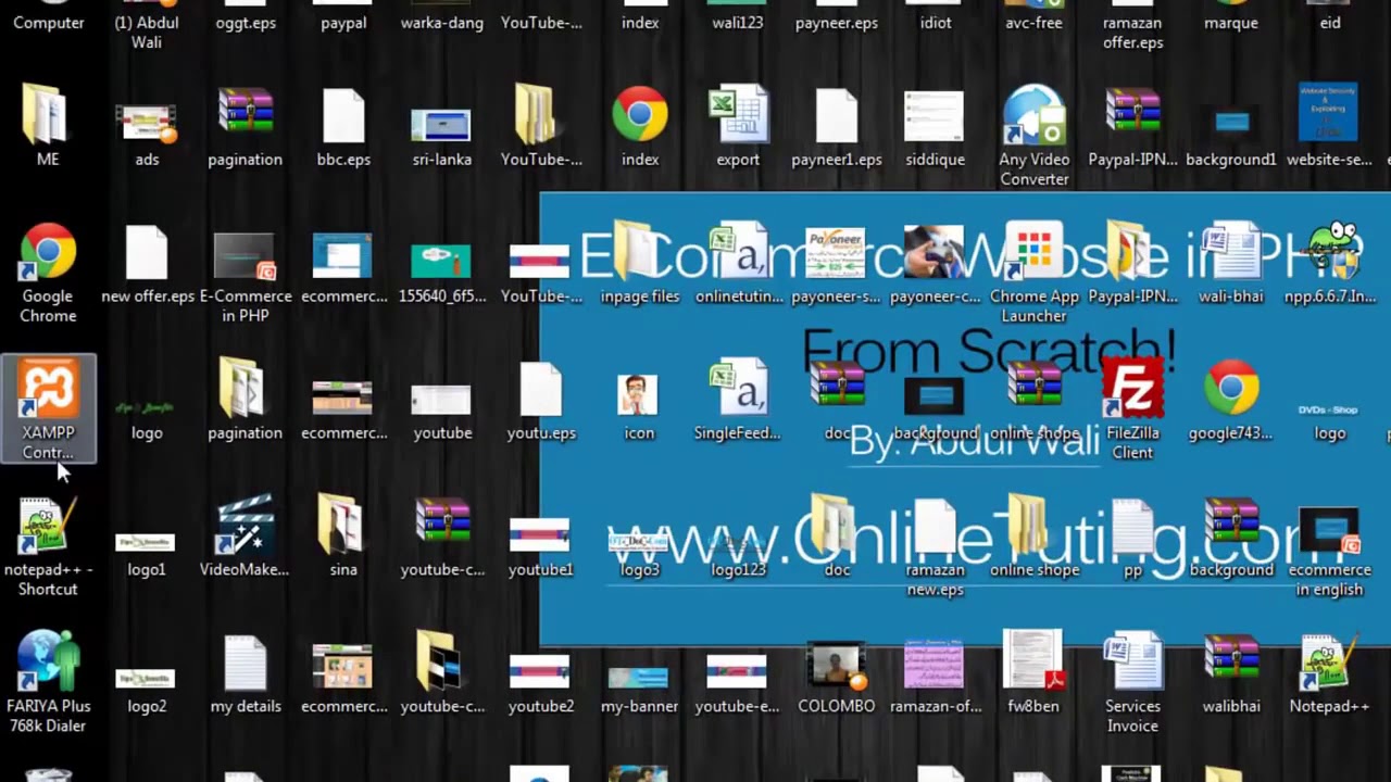 E Commerce Website In Php And Mysql Part 2 Installing The Tools Youtube