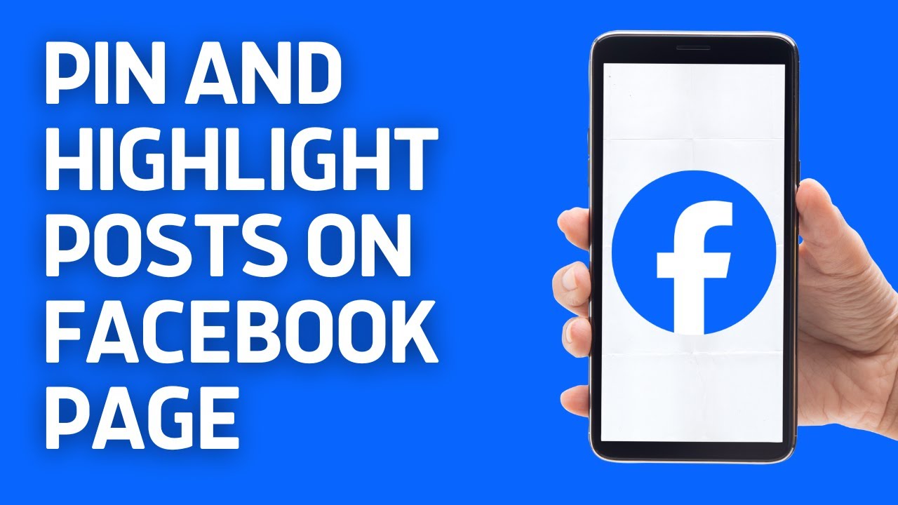 How to Pin and Highlight Posts on Facebook Page - YouTube