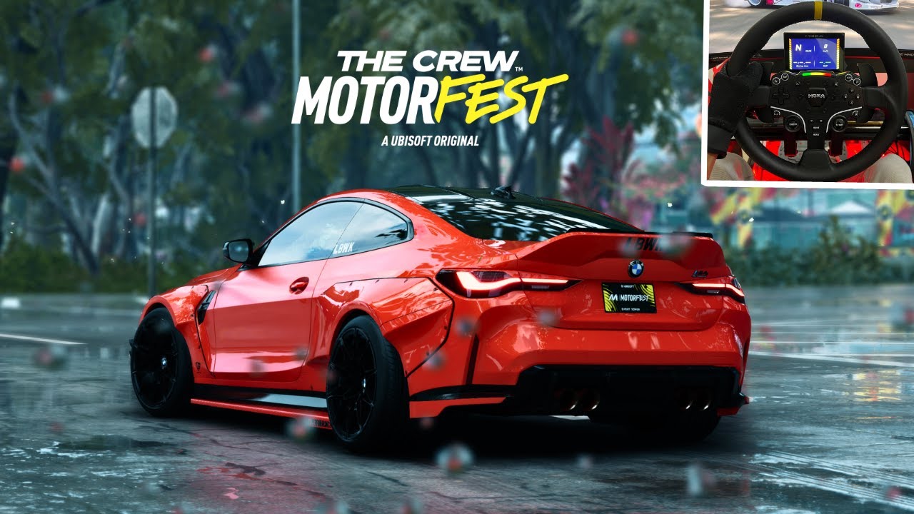 The Crew Motorfest - BMW M4 Liberty Walk | Steering Wheel Gameplay ...