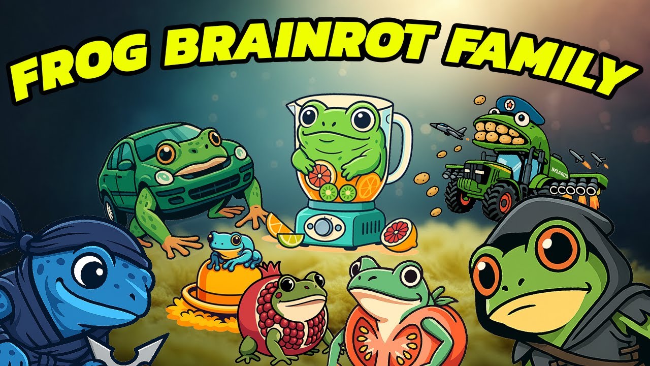 ALL FROG FAMILY Italian Brainrot Animals Steal Meme Song - YouTube