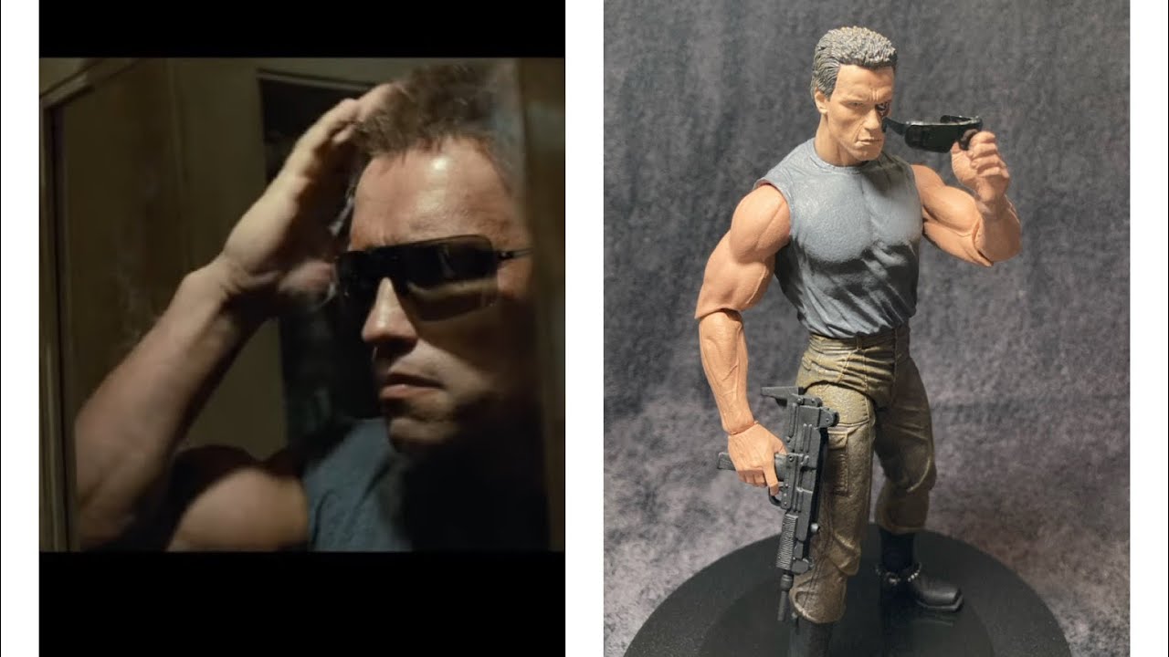 NECA Terminator - Eye Surgery Custom figure #Schwarzenegger - YouTube