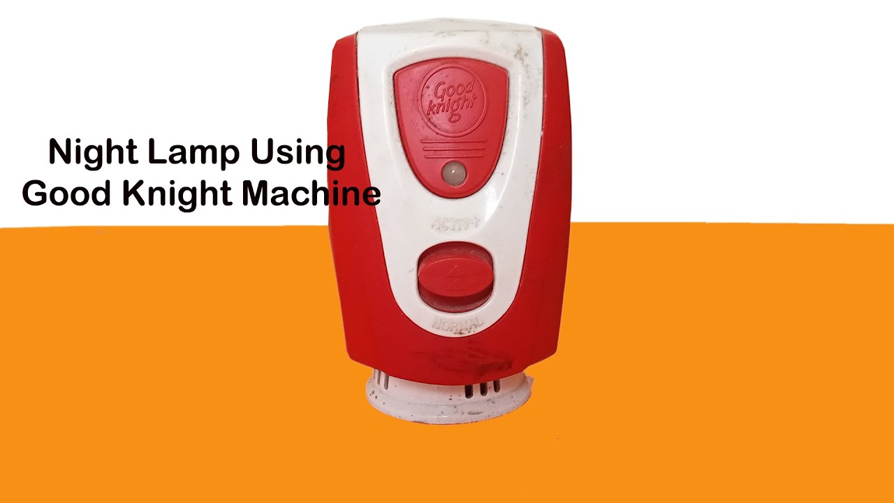 How To Make Night Lamp Using Good Knight Machine - YouTube