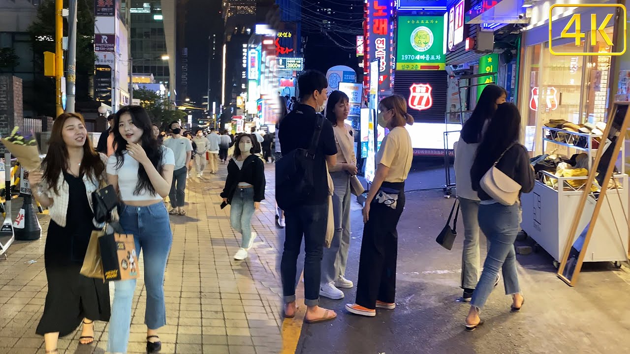 【4K】Gangnam Club Street Hot Friday Night Walk - 🇰🇷 Seoul Korea 4K ...