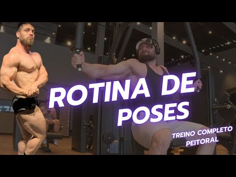 TREINO DE PEITO + MINHA ROTINA NA DE POSES - FALTAM 59 DIAS PARA MUSCLECONTEST TAUBATÉ