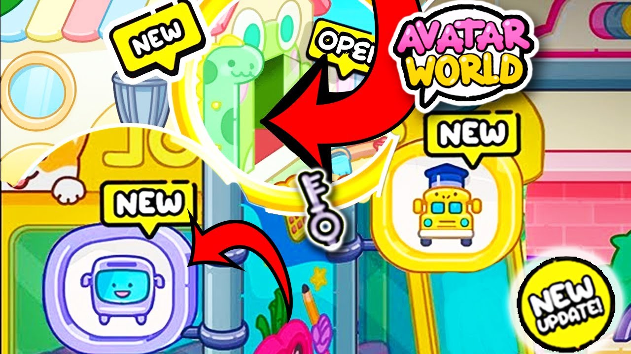 NEW SECRETS in SCHOOL BUS ️ NEW UPDATE AVATAR WORLD ️ PAZU ️ - YouTube