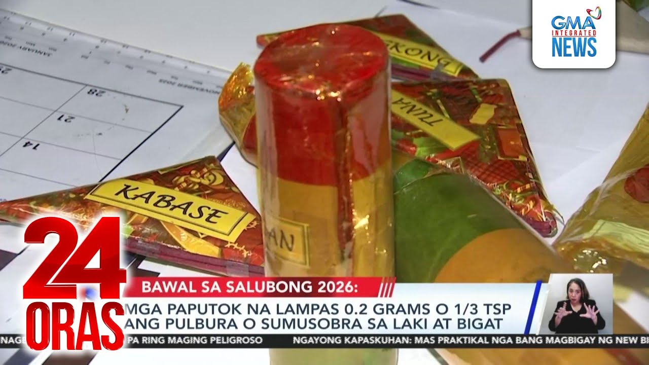 Mga paputok na lampas 0.2 grams o 1/3 tsp ang pulbura o sumusobra sa ...