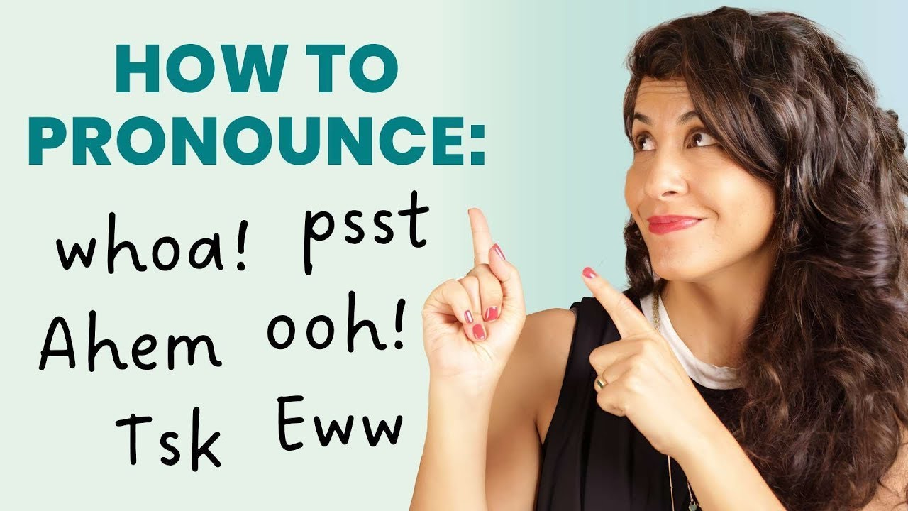 How to pronounce these words when you're reading | Interjections in ...