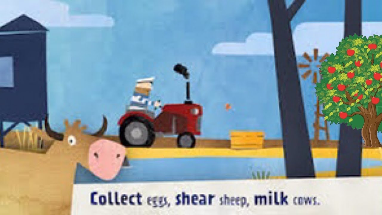 Farm Cartoons For Children Farm Animals Cartoons Farmer Tractor Fiete ...