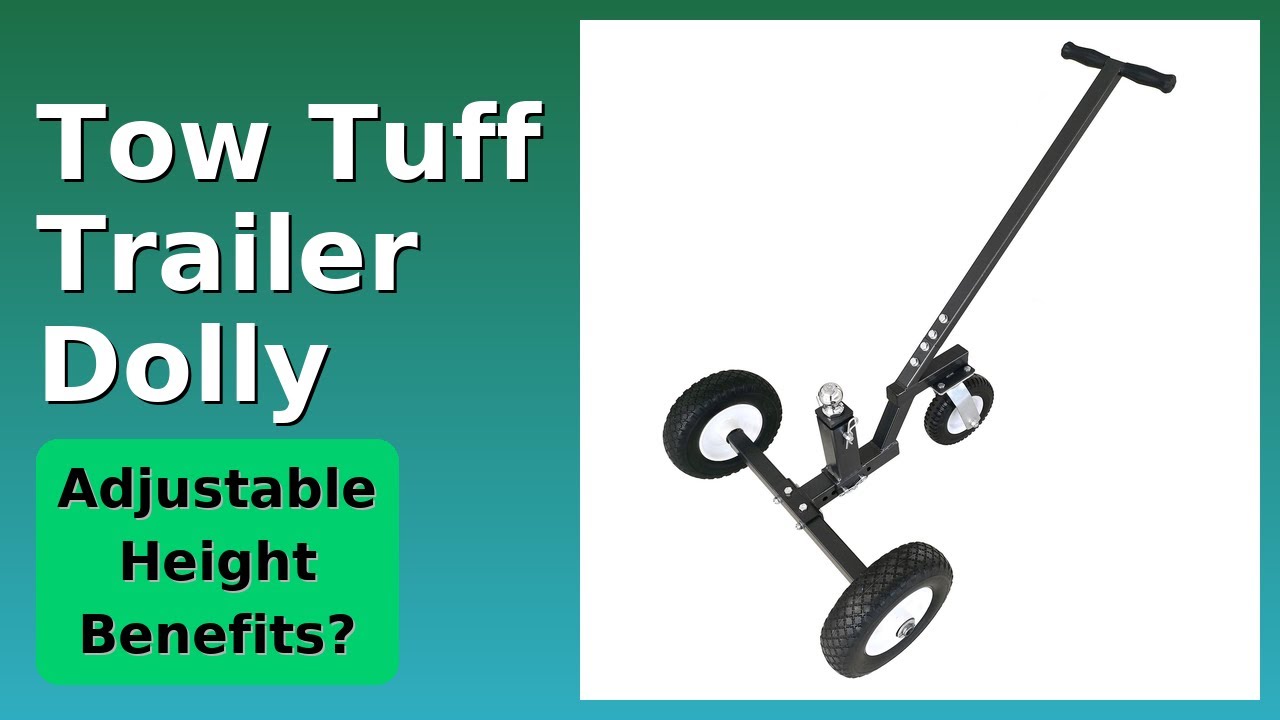 REVIEW (2026): Tow Tuff Trailer Dolly. Features. - YouTube