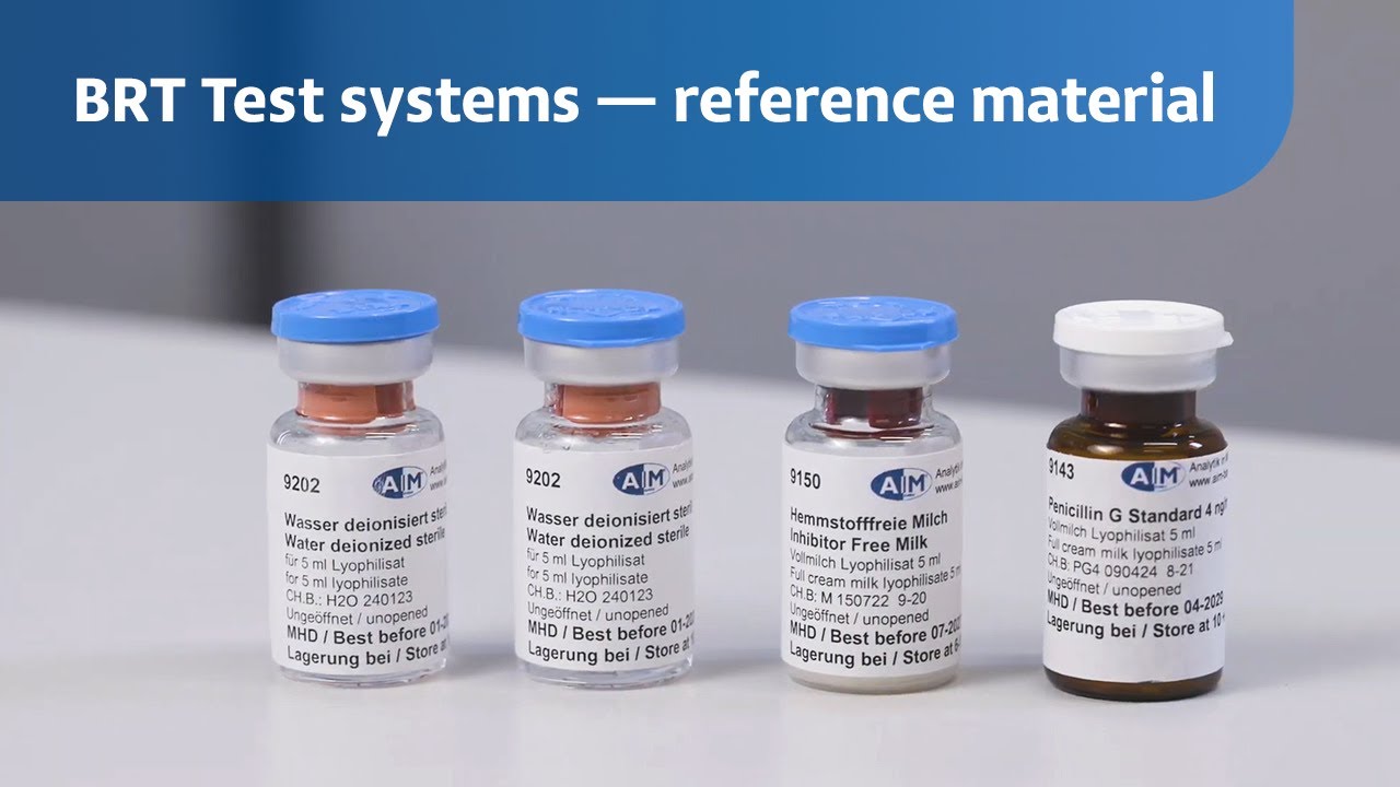 Preparation of the lyophilized control standards for BRT test systems ...