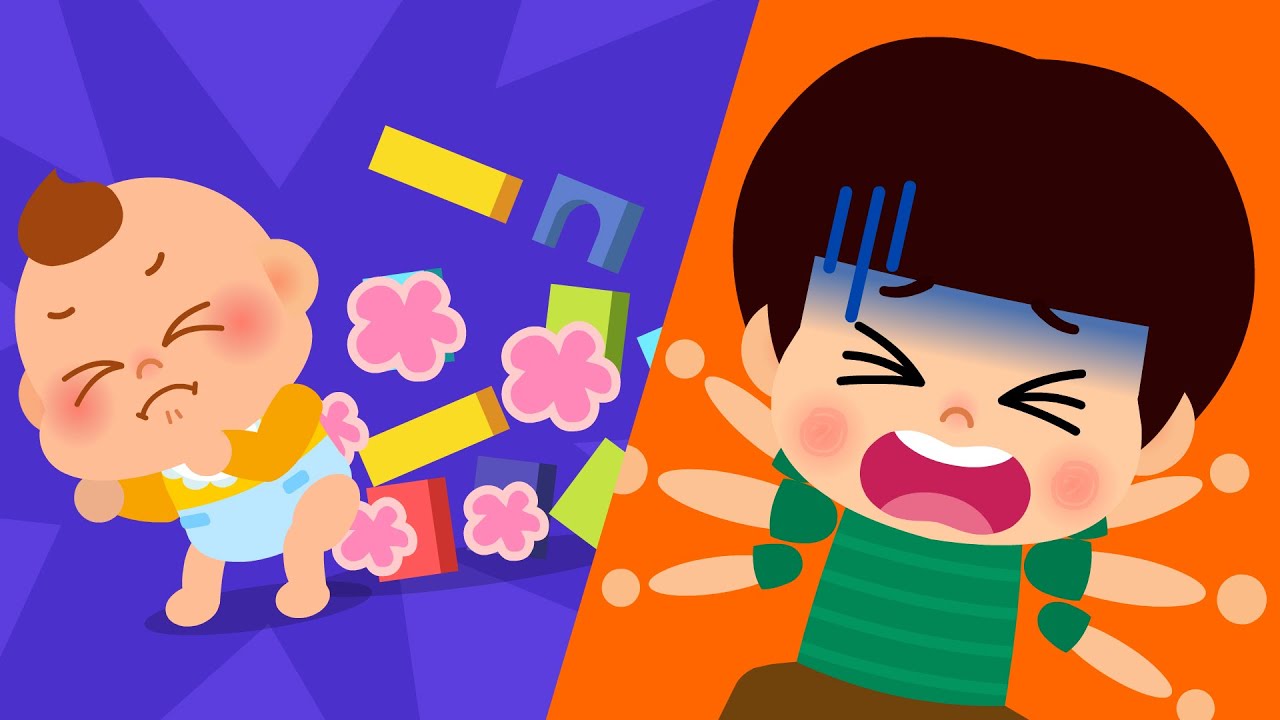 Brrrr~ My Baby Brother (Super fart family ver.) | Family Song | Nursery ...