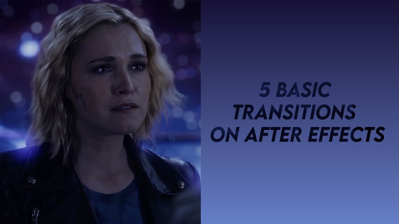 5 basic transitions | after effects tutorial - YouTube