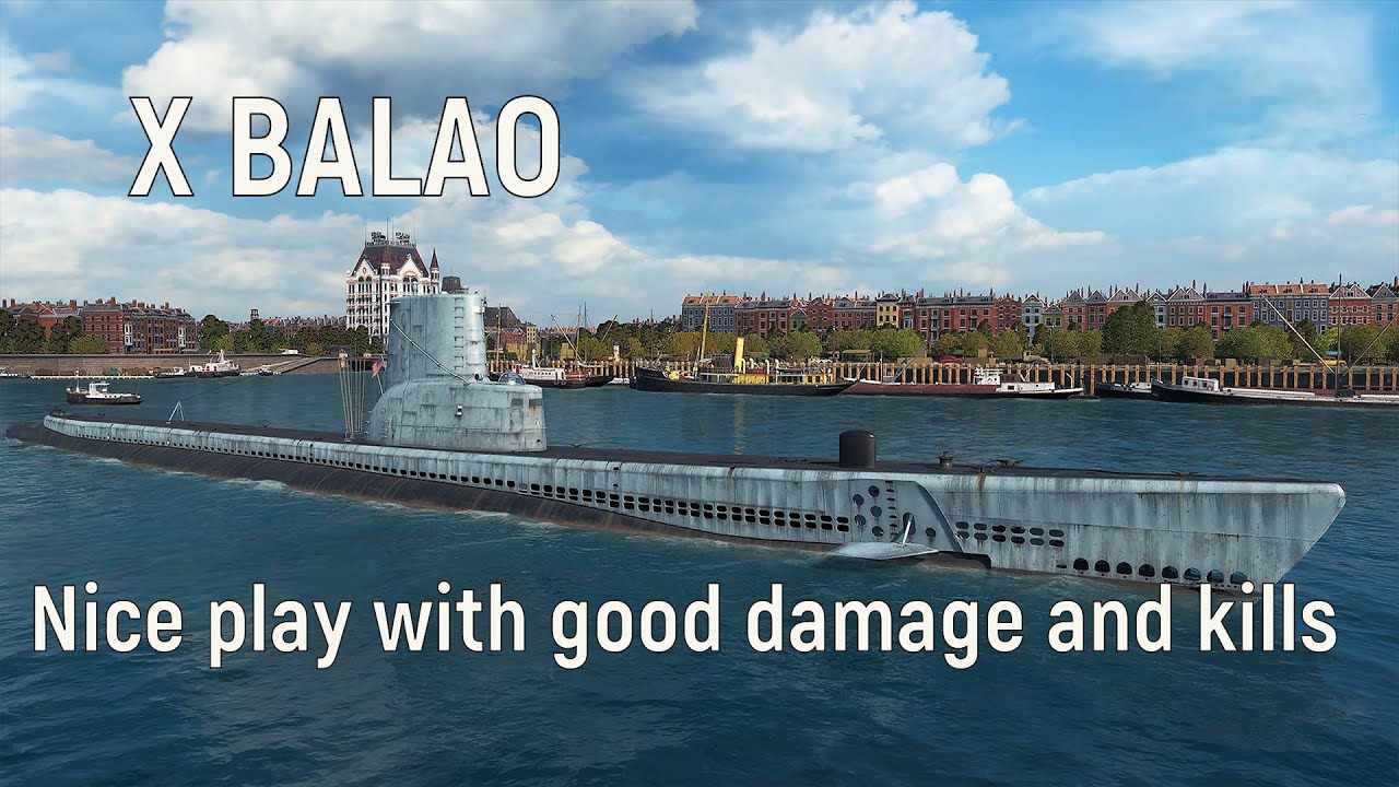 World of Warships - X Balao Replay, nice play with good damage and ...