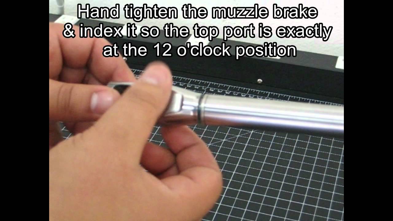 JP Tactical Compensator Bennie Cooley Muzzle brake Install - YouTube