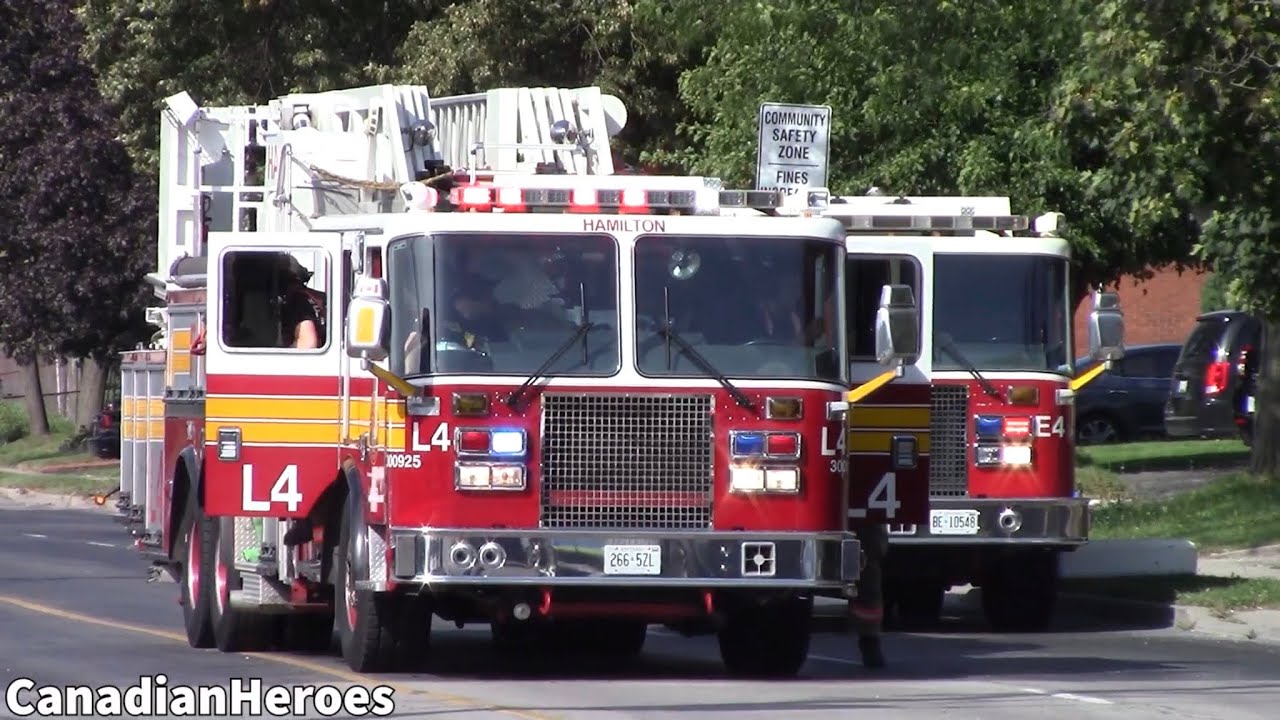 HFD - (Multiple Units) Hamilton Fire, EMS & Police Rushing To A Very ...