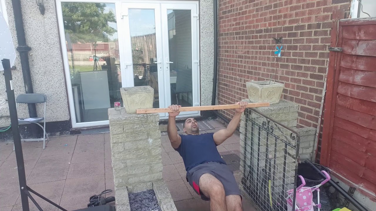 How to: Inverted Row At Home - Timber Or Pole - YouTube