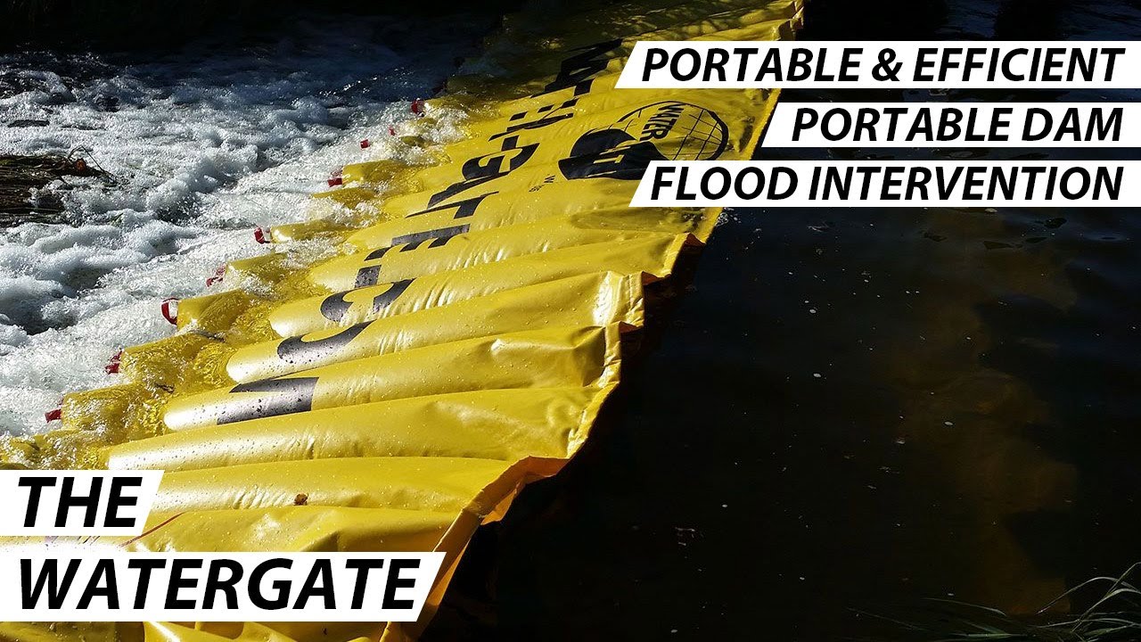 The Water-Gate | Portable and Effective Self Rising Water Barrier ...