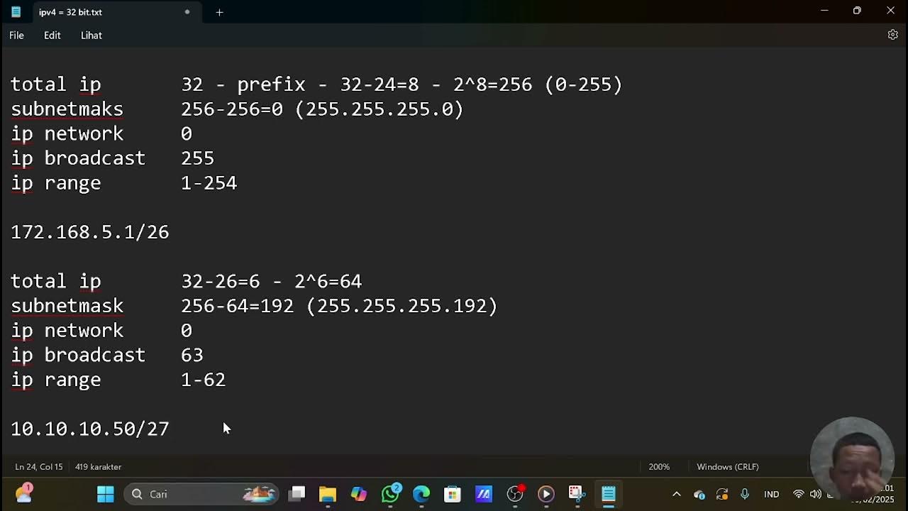 modul 2 ip addres & subneting - YouTube