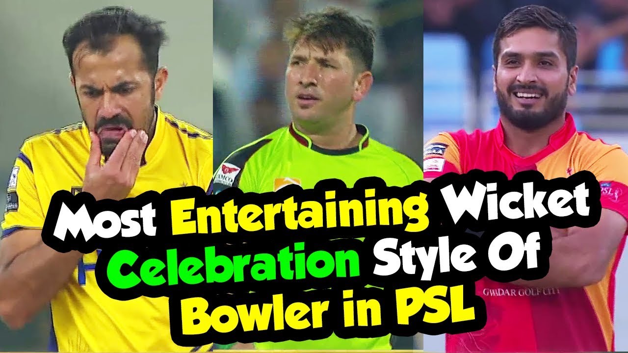 Most Entertaining Wicket Celebration Style Of Bowler in PSL | HBL PSL ...