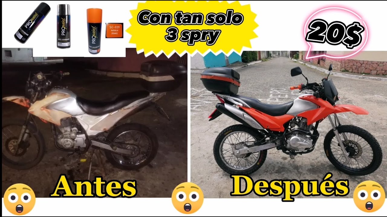 Como transformar tu moto (MD Lechuza) con 20$... 2023 - YouTube