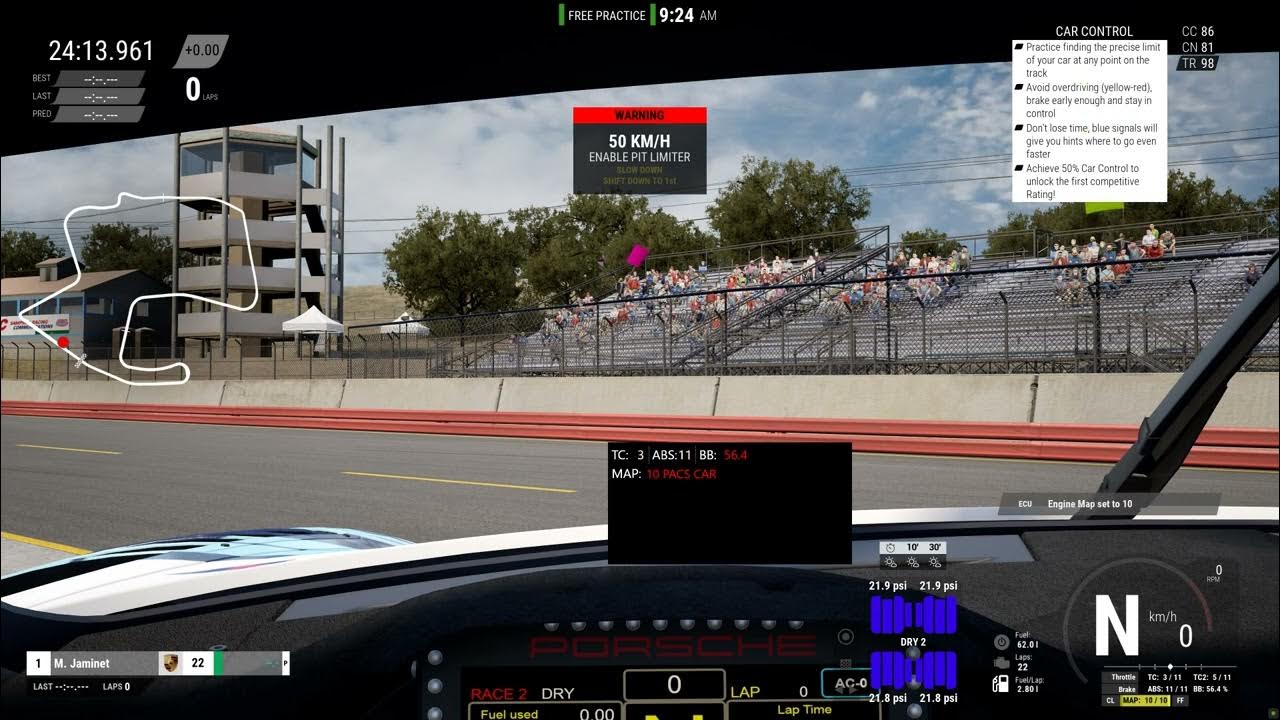 Assetto Corsa Competizione - SIMHUB electronics overlay project v2 - YouTube