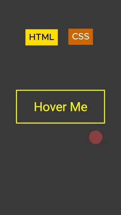 HTML CSS Button Hover Animation Effect #shorts #html #css - YouTube