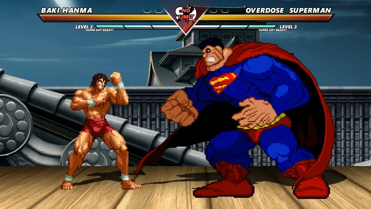 BAKI HANMA vs OVERDOSE SUPERMAN - The most intense fight - YouTube