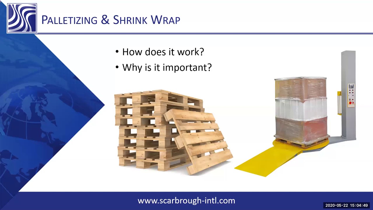 Why should I palletize or shrink wrap my product? - YouTube