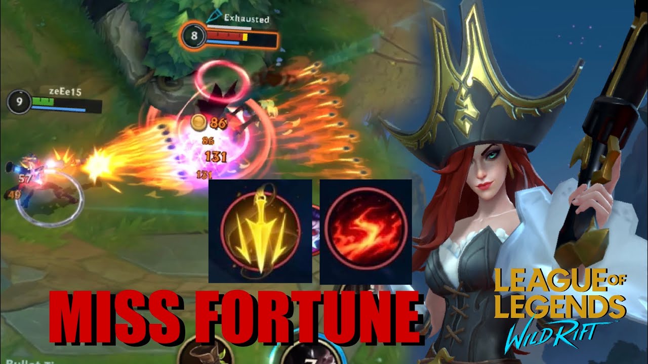 YOU NEED TO TRY THESE RUNES! MISS FORTUNE ON GODLIKE | GAMEPLAY (BUILD ...
