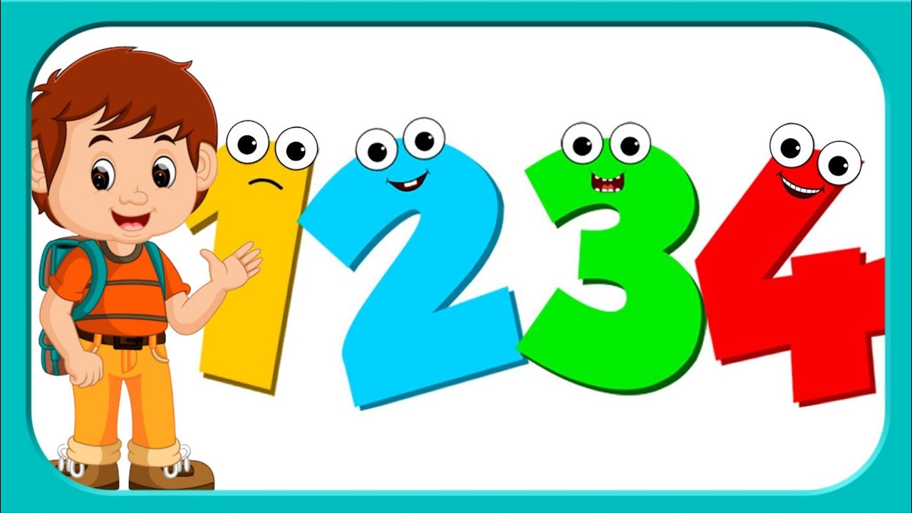 Learn 1234 Alphabet and numbers counting | 123 shapes for kids and ...