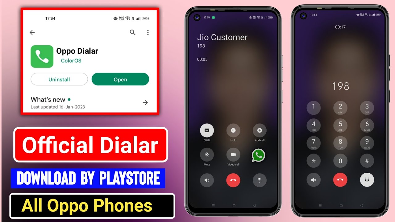 Oppo Official Dialer Download Play Store | oppo dialer for coloros 13 ...