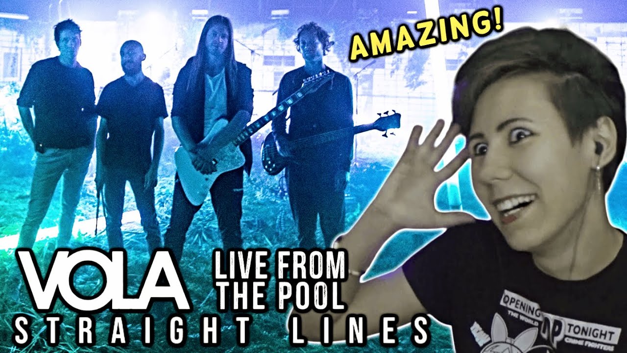 Vola - Straight Lines (Live From The Pool) | Reaction - YouTube