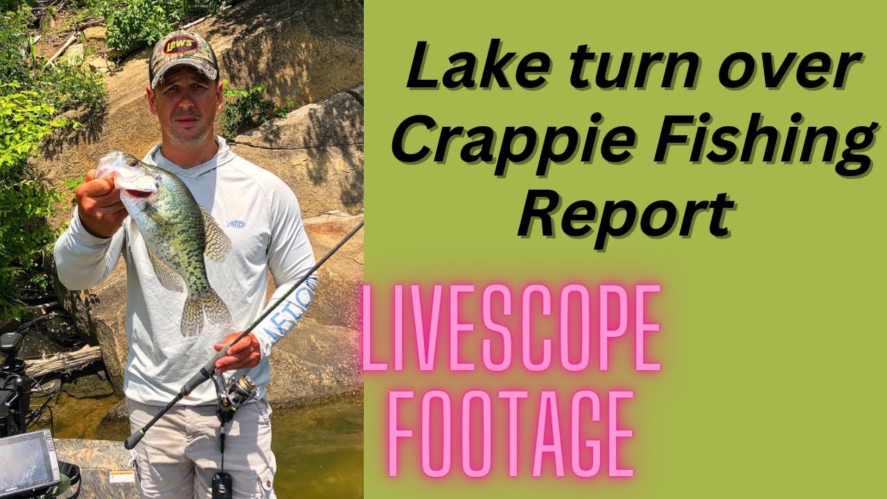 Lake Turn Over Crappie Fishing Livescope Footage HD 1080p - YouTube